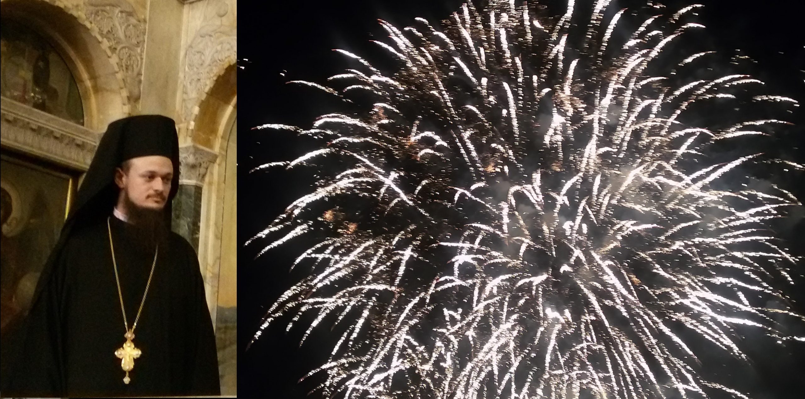 Fireworks over fireworks at Sofia cathedral at Orthodox Easter – The ...