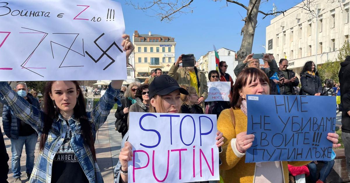 Thousands in protests in Bulgarian cities against Russia’s war on ...