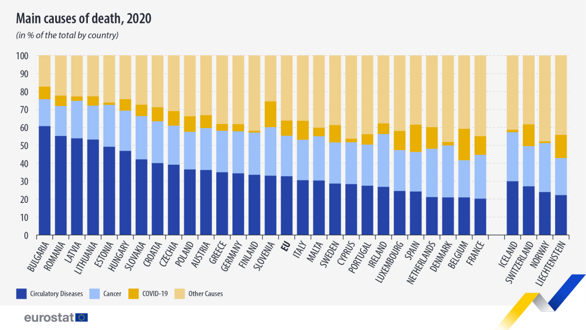 Eurostat: Bulgaria had the highest death rate in the EU in 2020 – The ...