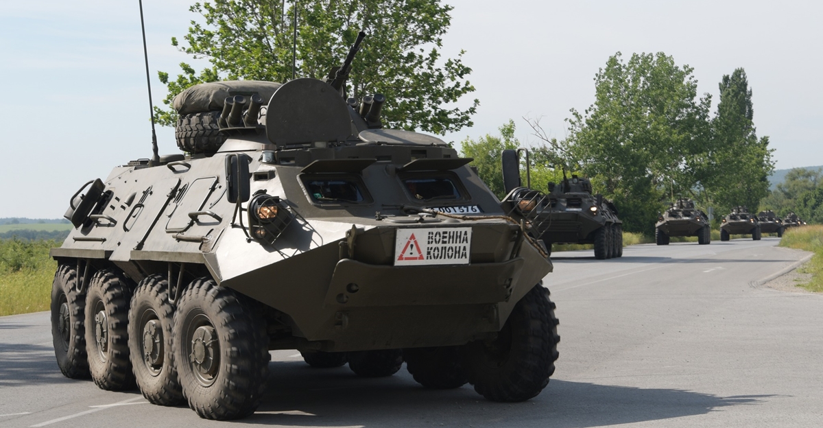 Bulgarian military convoys returning from EU’s Operation Althea in BiH ...