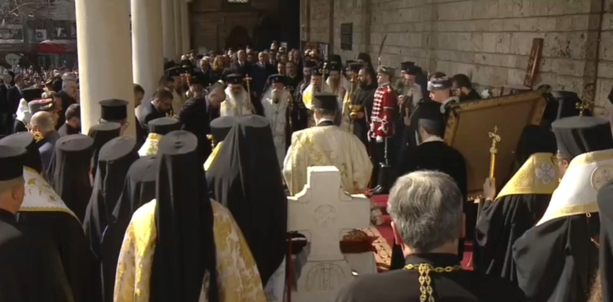 Bulgarian Orthodox Church Patriarch Neofit buried at St Nedelya church ...